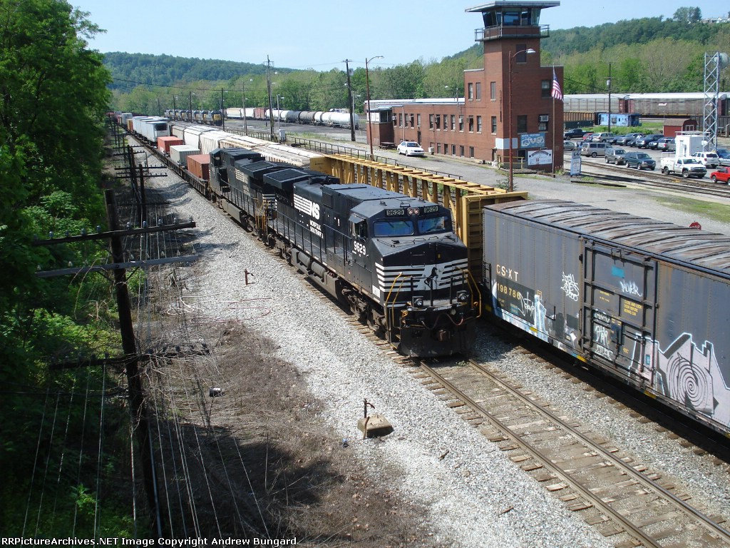NS 9629 GE C40-9W June 5, 2008